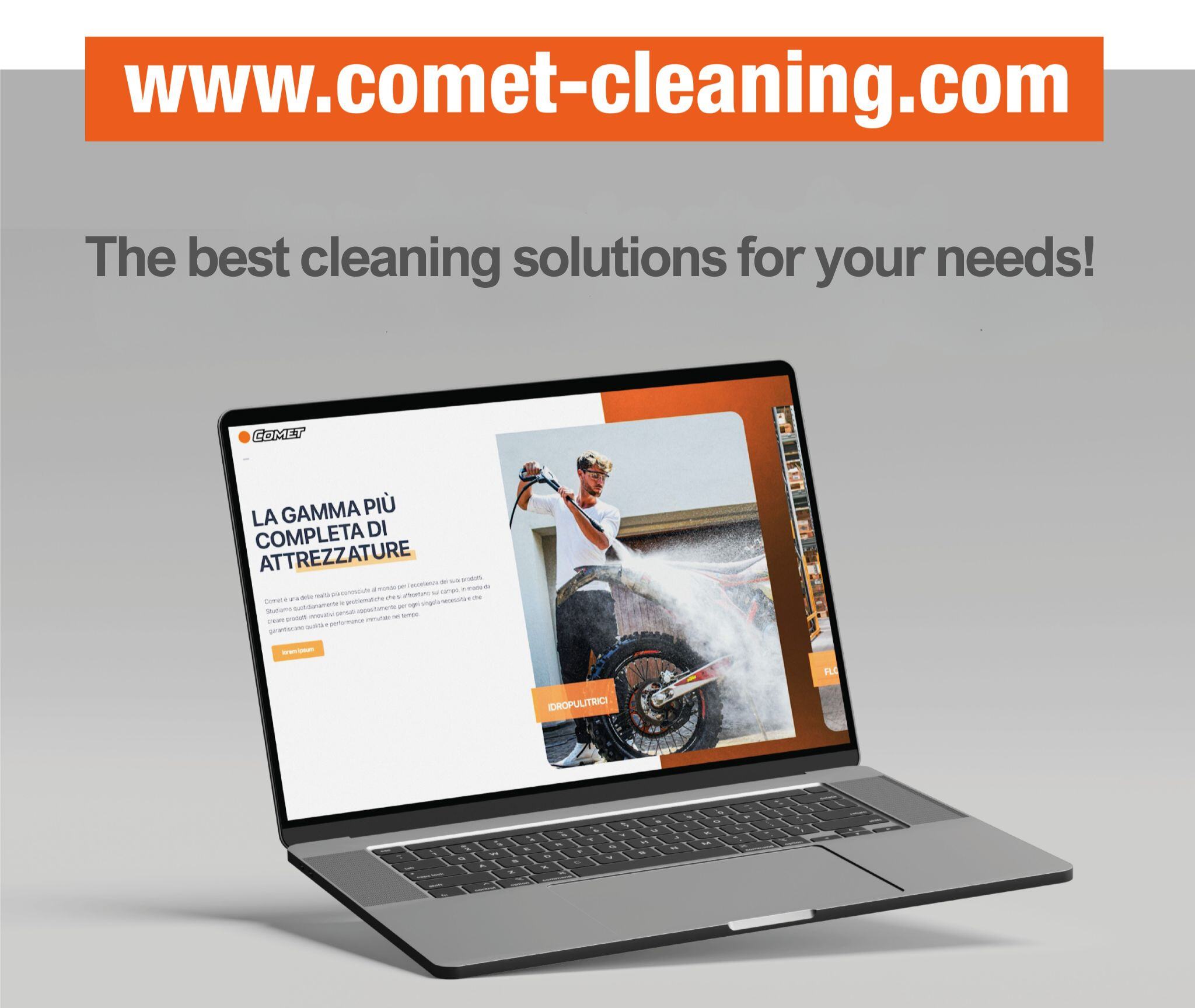 Comet-cleaning a new Comet website exclusively for professional cleaning